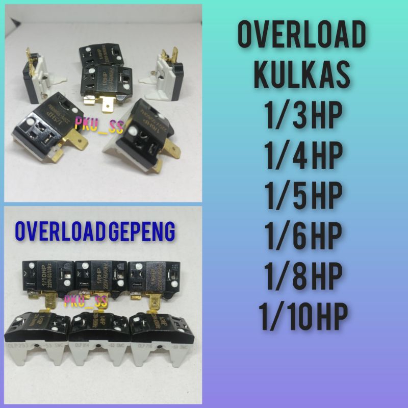 Jual OVERLOAD KULKAS / OVERLUD GEPENG / OVERLOAD FREEZER | Shopee Indonesia