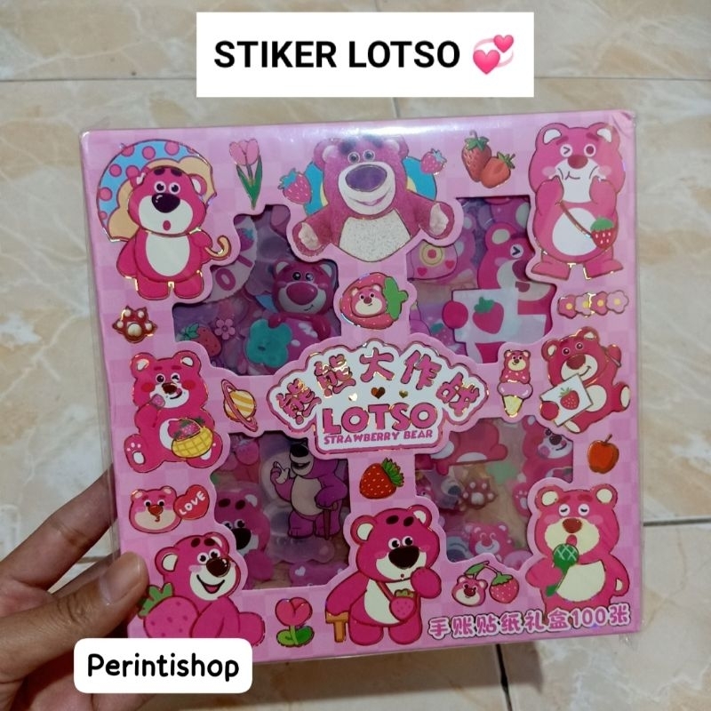 Jual Stiker Viral Kartun Momo, Anne, Masu, dll Korea isi 100 Lembar ...