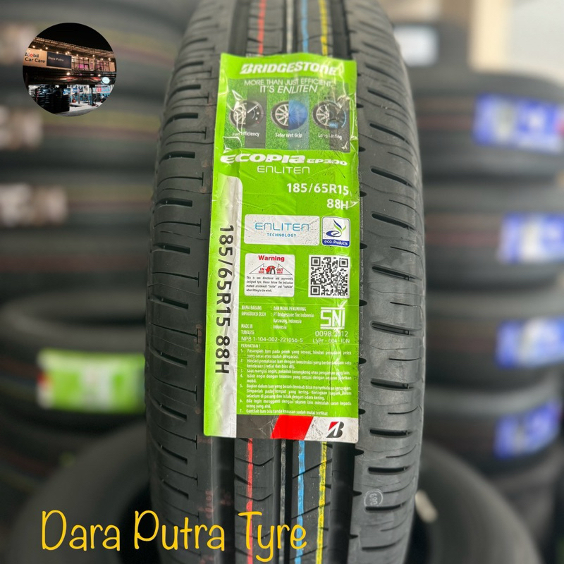 Jual Ban Mobil 185/65 R15 88H Bridgestone Ecopia EP300 Enliten Ban 185 ...