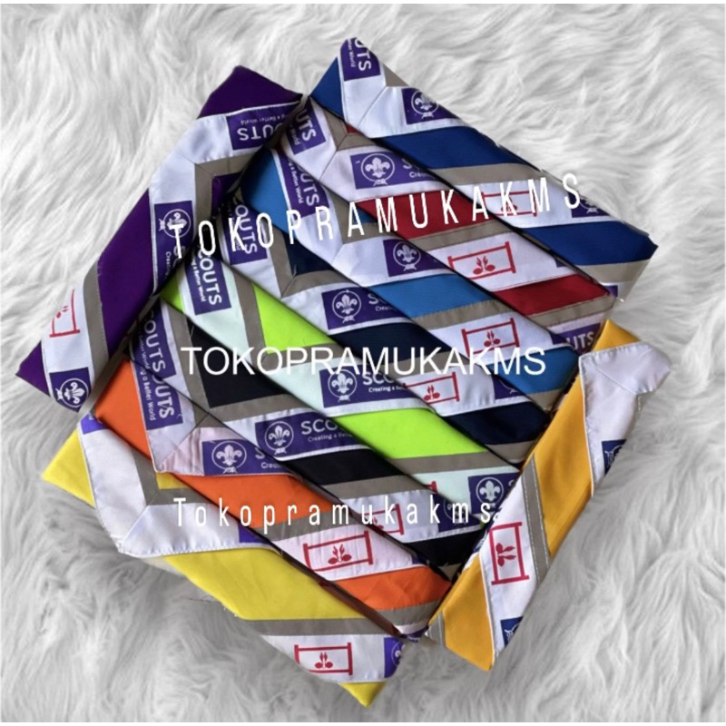 Jual Scraf Pramuka Sablon Scout Scraft wosm Menyala skraf Spotlight ...