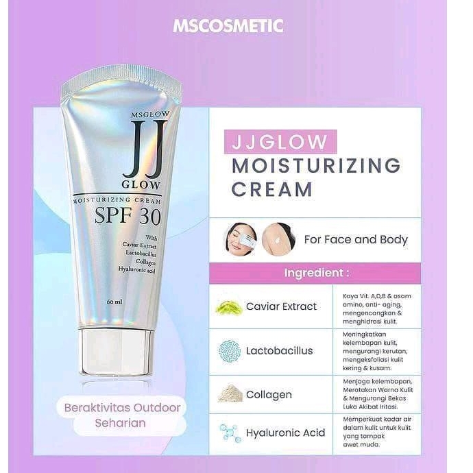 Jual Ms Glow JJ Glow Sunscreen SPF 30 (60ml) | Shopee Indonesia