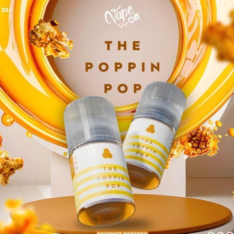 Jual The Poppin Pop Gourmet Popcorn 60ML Authentic by Tetra x VON ...