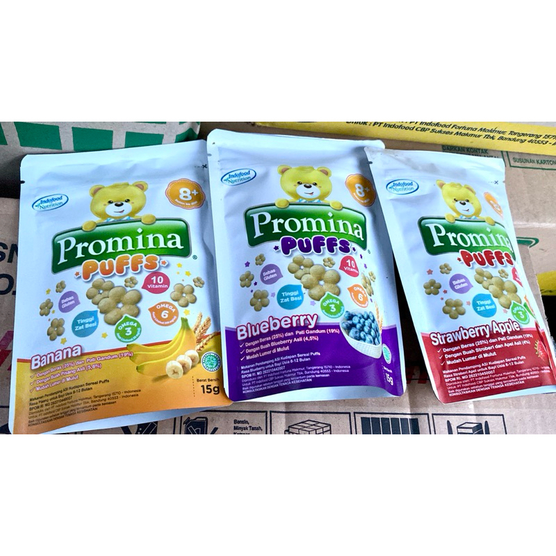 Jual promina puff makanan bayi paket isi 10 pcs harga lebih ekonimis ...