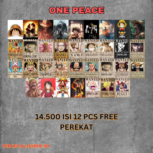 Jual Poster Dinding One Peace (ISI 12 PCS) Poster Aesthetic | Shopee ...