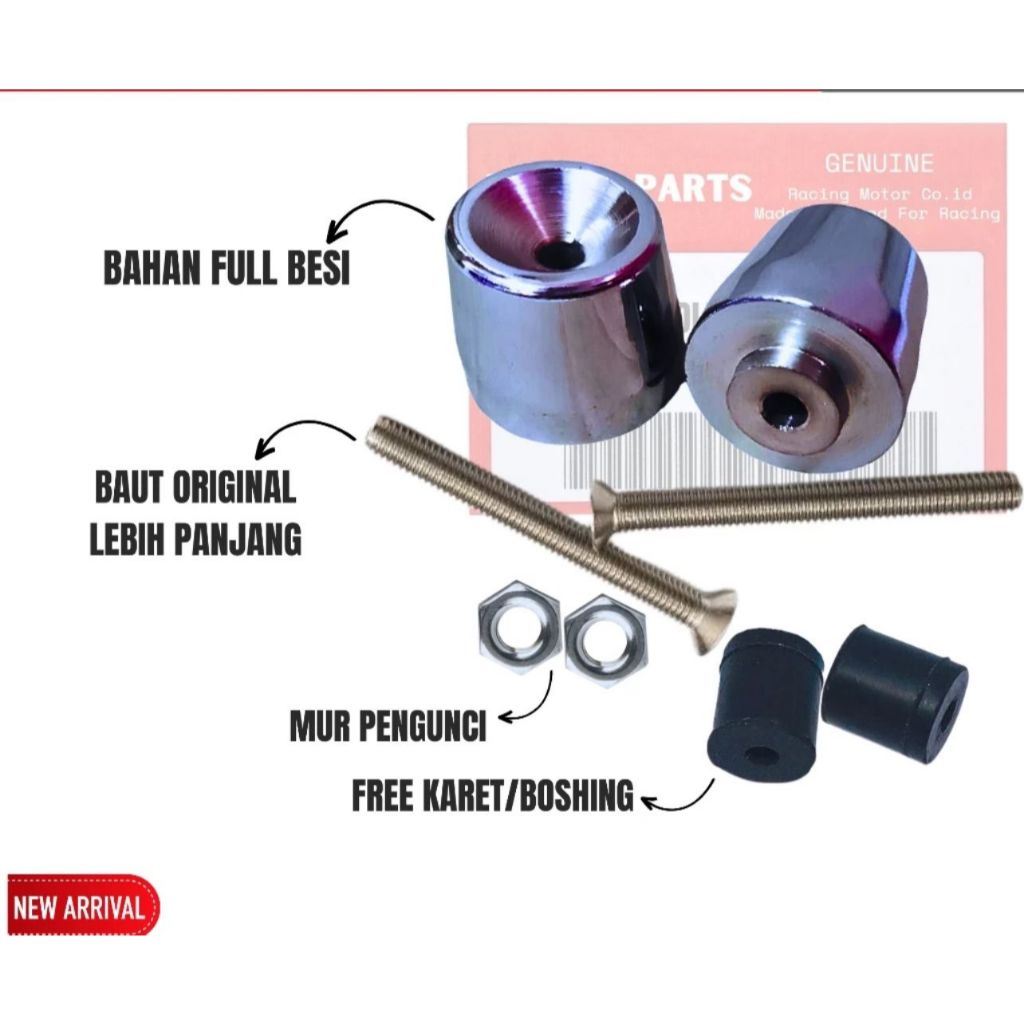 Jual JALU STANG PCX CHROME BESAR Jalu Bandul Vario jalu Stang Ninja ...