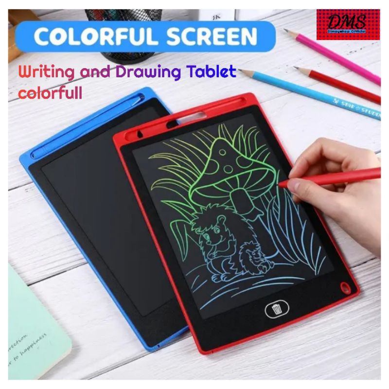 Jual LCD Writing and Drawing fullcolor board tab 12 inch papan tulis ...