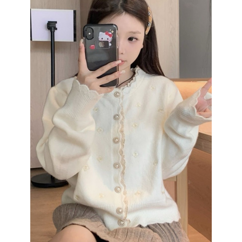 Jual [ der.hannah ] ROSALINE CARDIGAN Korea Knit Rajut | Shopee Indonesia
