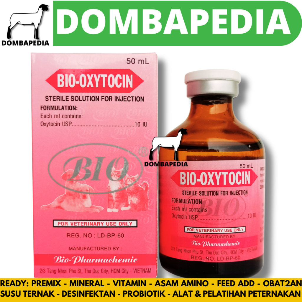 Jual BIO OXYTOCIN 50ML - Hormon Perangsang Kontraksi Uterus dan ...