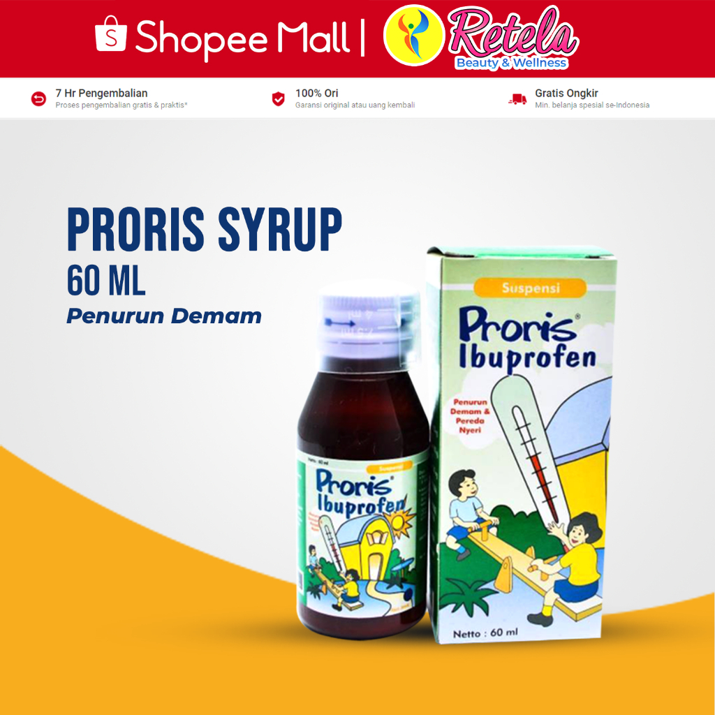 Jual Proris Suspensi 60 Ml Rasa Jeruk / Penurun Panas / Ibuprofen ...