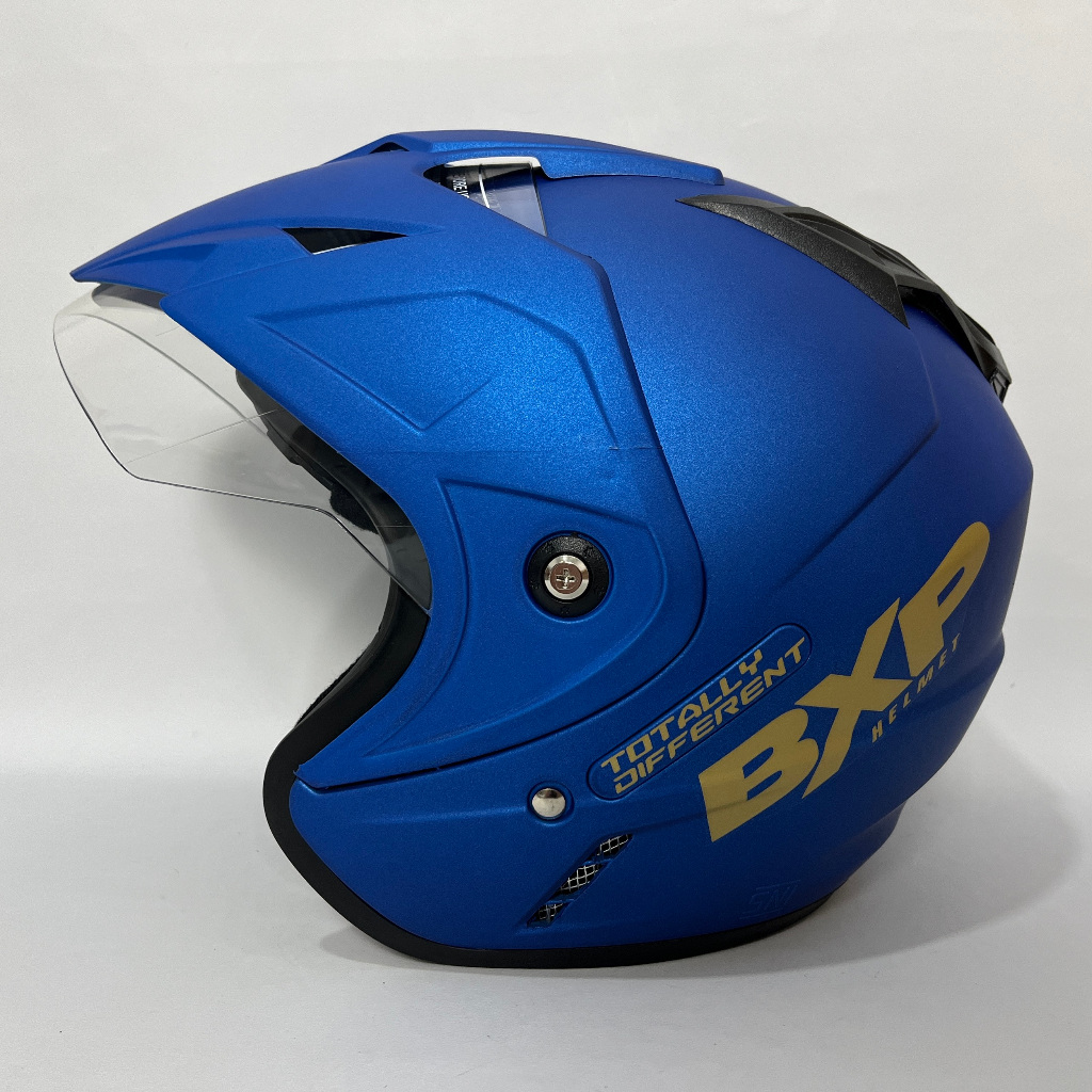 Jual Helm GL Biru Doff Polos Solid - Helmet SNI Dewasa BXP | Shopee ...