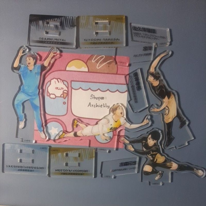 Jual (SET OF 4) Haikyuu Time Skip Small Acrylic Standee (Osamu, Sakusa ...