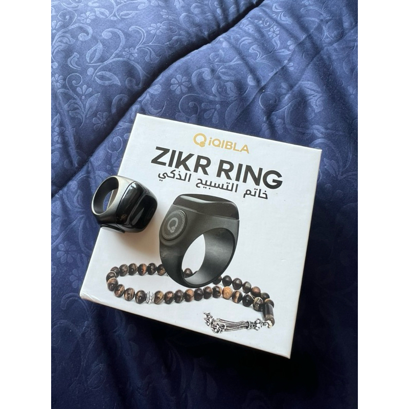 Jual iQibla Zikr Ring: Noor Black (18mm) | Shopee Indonesia