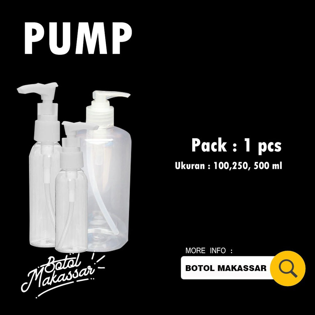 Jual Botol Pump Berbagai Ukuran ( isi : 10 pcs ) | Shopee Indonesia