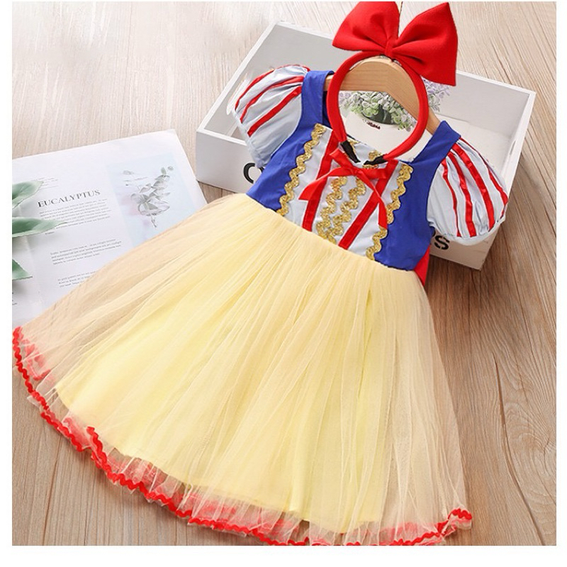 Jual Dress Princess Anak Free Bando Merah Cantik Dress Anak Snow White ...
