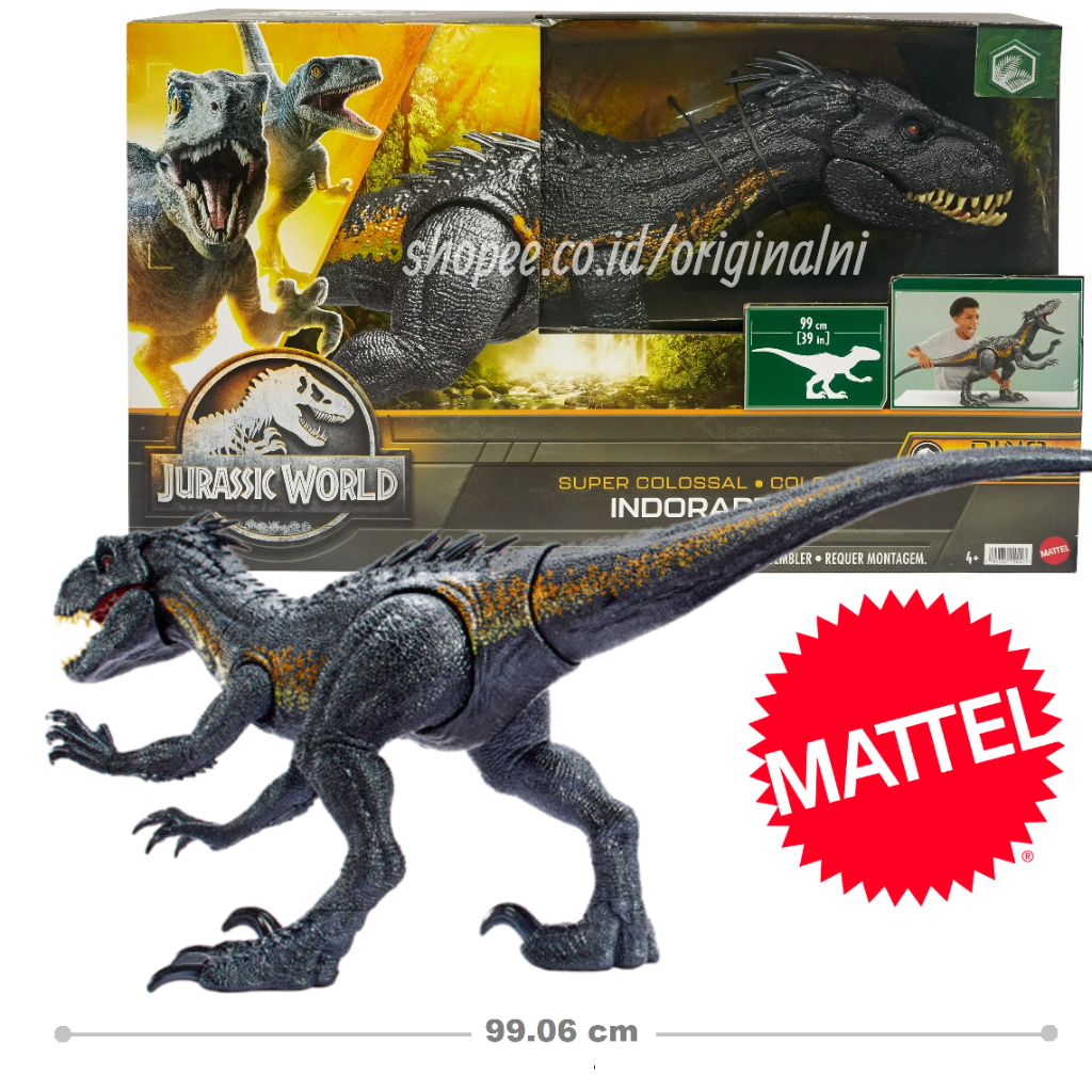 Jual Jurassic World Indoraptor Dino Trackers Super Colossal Indoraptor ...