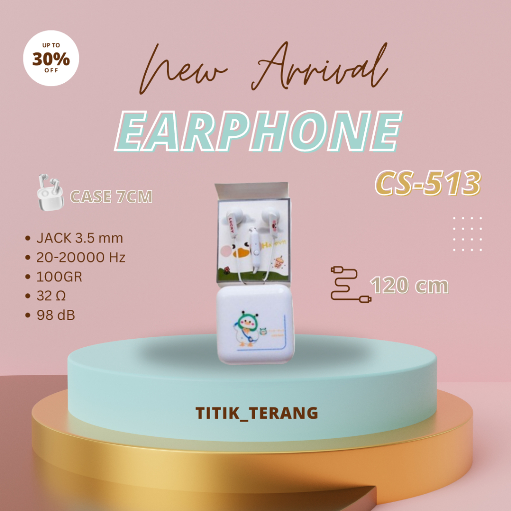 Jual [CS513] Set Headset Earphone Motif Wadah Earphone Persegi Kartun ...