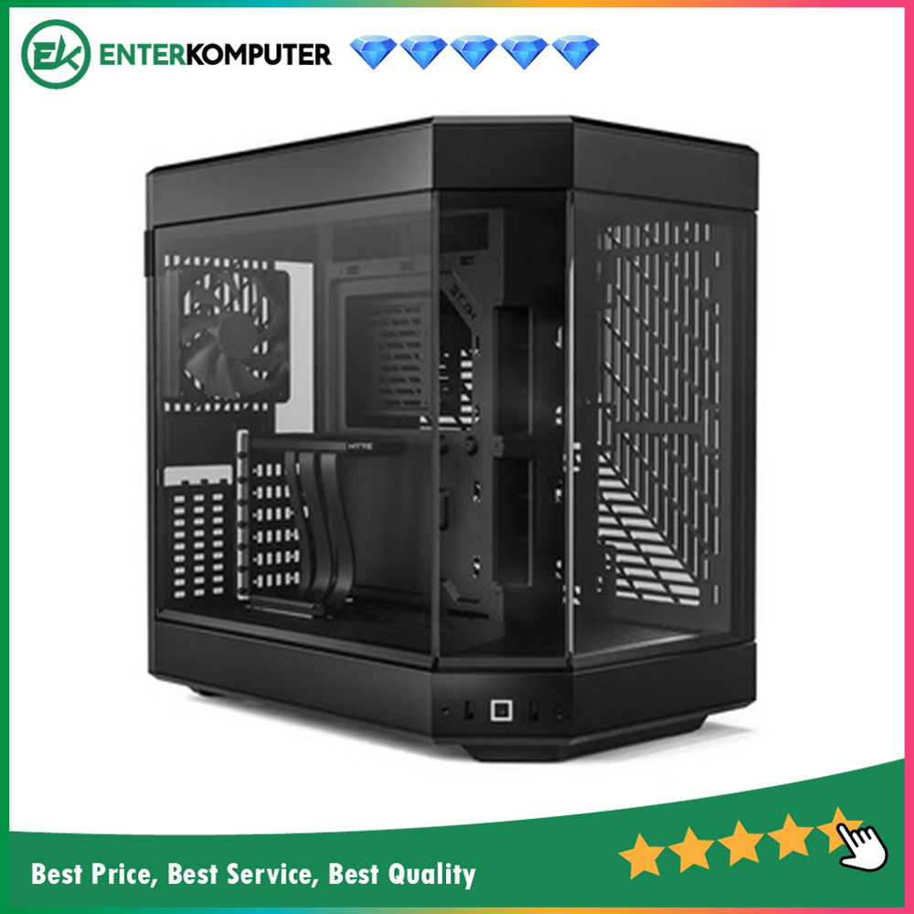 Jual Hyte Y60 Pitch Black - Modern Aesthetic Dual Chamber ATX Case ...