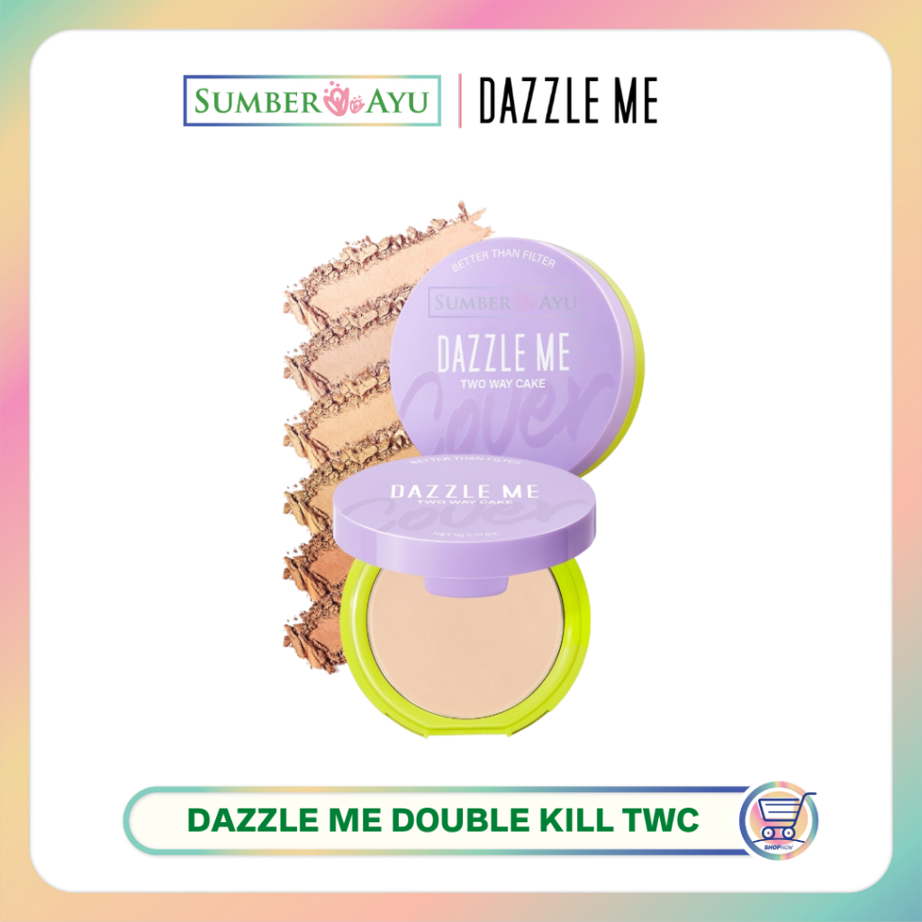 Jual M - SUMBER AYU DAZZLE ME DOUBLE KILL TWC CAKE POWDER | TWO WAY ...