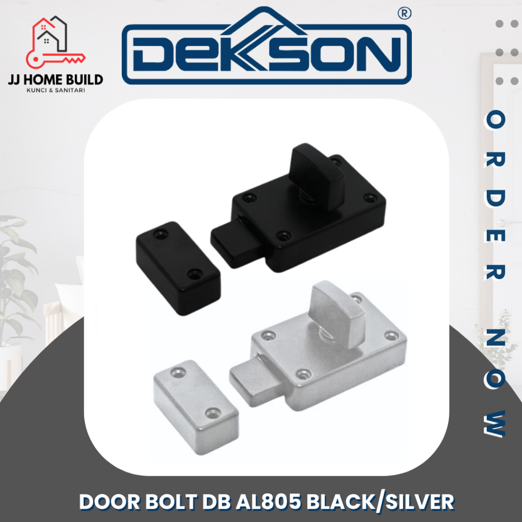 Jual Grendel Putar Slot Pintu DEKKSON DB AL 805 Black/Silver | Shopee ...