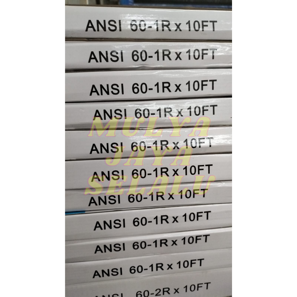 Jual RANTAI / RANTE /ROLLER CHAIN RS 60 - 1R X 10 F MEREK TESON JAPAN ...