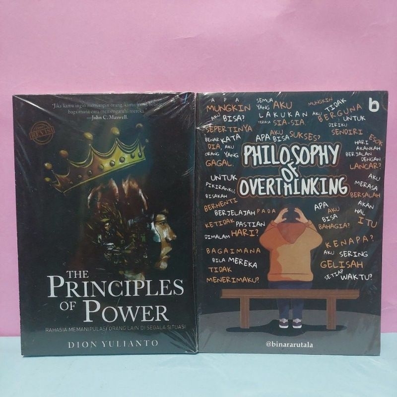 Jual paket 2 buku: the principles of power & philosophy of overthinking ...