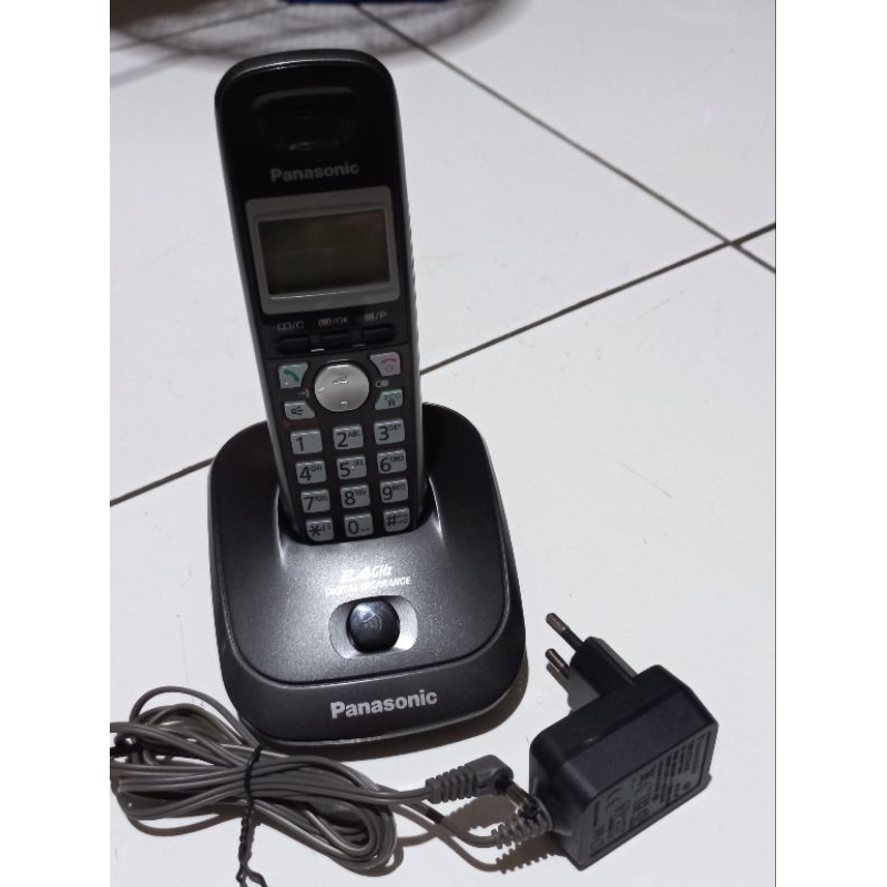 Jual Telepon wireless panasonic KX-TG3551 BX | Shopee Indonesia
