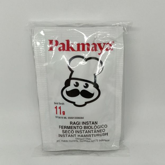 Jual Pakmaya Ragi Instan Sachet 11gr (4pcs) | Shopee Indonesia