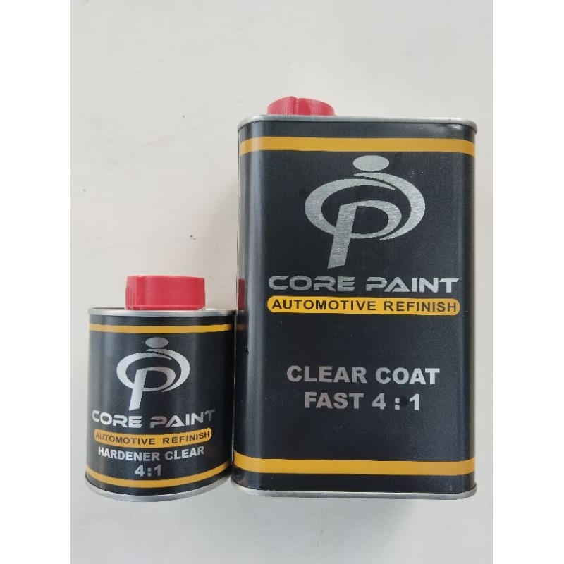 Jual clear glossy 4.1 fast core paint 1liter (cepat kering) | Shopee ...