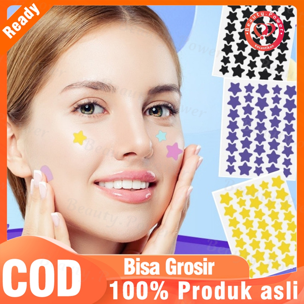 Jual Stiker Berwarna-warni Acne Patch Pimple Patch Hati/Cute Star ...