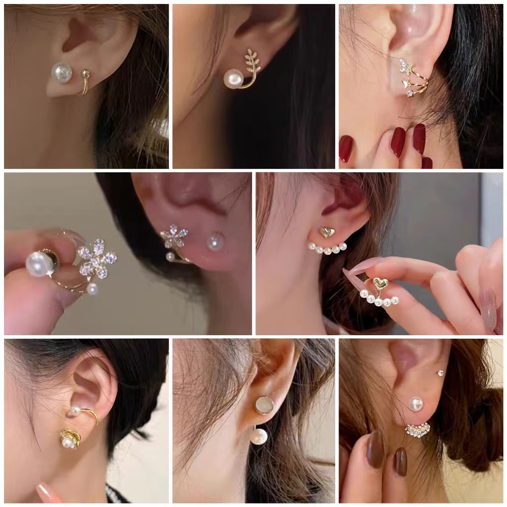 Jual L&A - Anting Bunga Model Juntai Anting Mutiara Anting Wanita ...