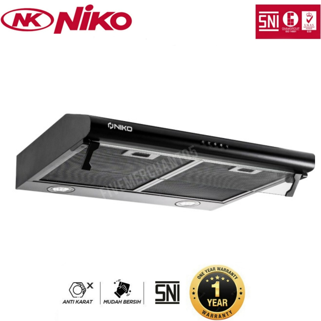 Jual Cerobong Asap Niko ACH 60A AERO Cooker Hood Kompor Exhaust ...