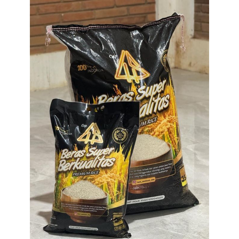 Jual Beras Premium Cap 44s 5 kg | Shopee Indonesia