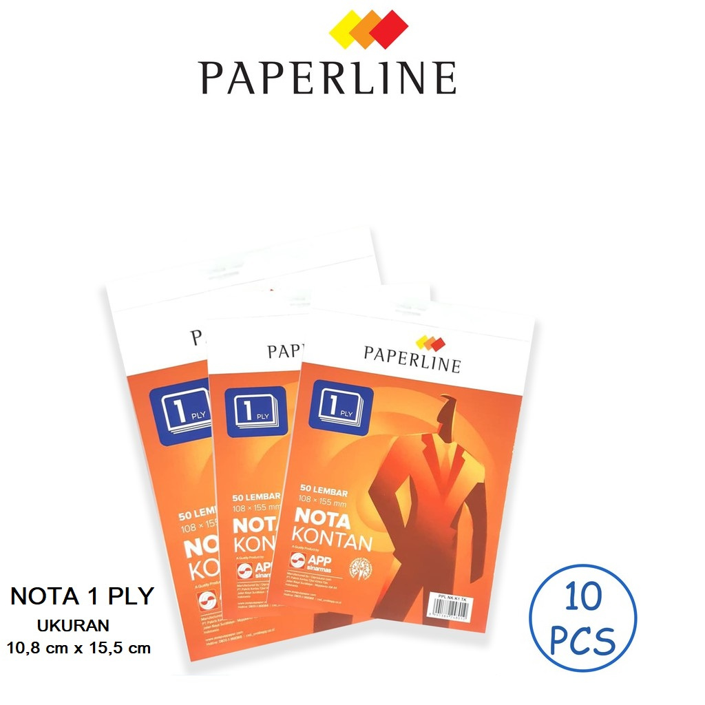 Jual NOTA KONTAN 1 PLY 1 PACK ISI 10 PCS | Shopee Indonesia
