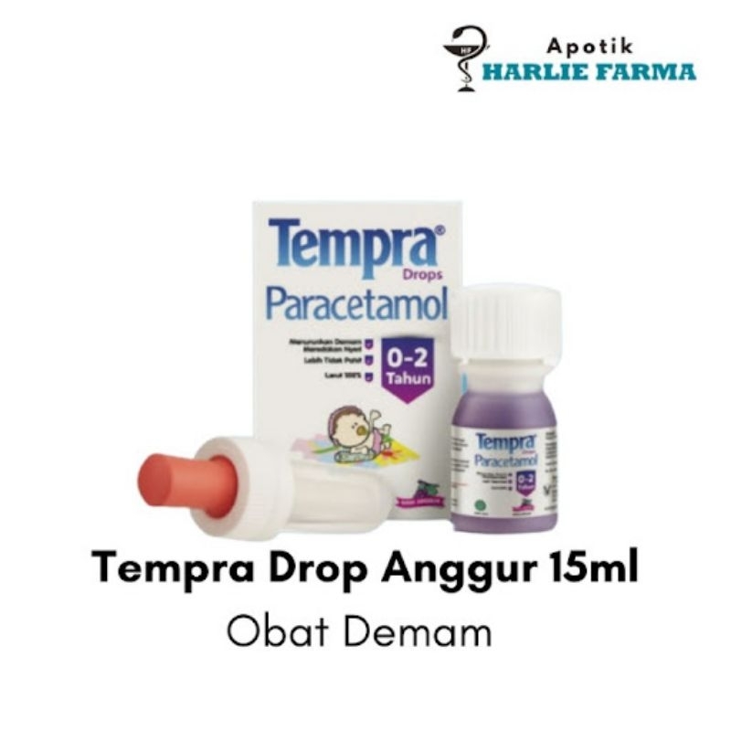 Jual Tempra Drop Anggur 15ml Obat Demam Penurun Panas | Shopee Indonesia