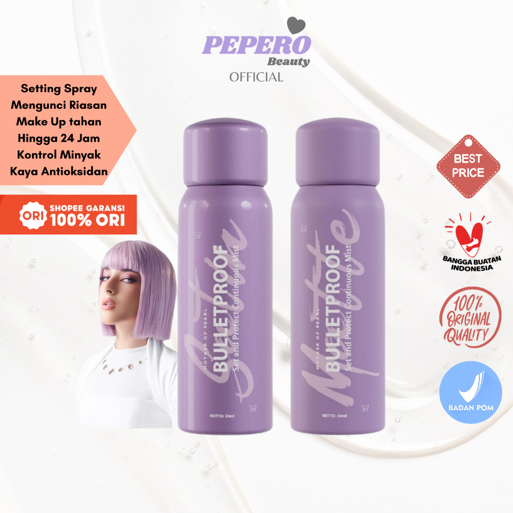 Jual MOTHER OF PEARL MOP - Bulletproof Set and Protect Continuous Mist ...