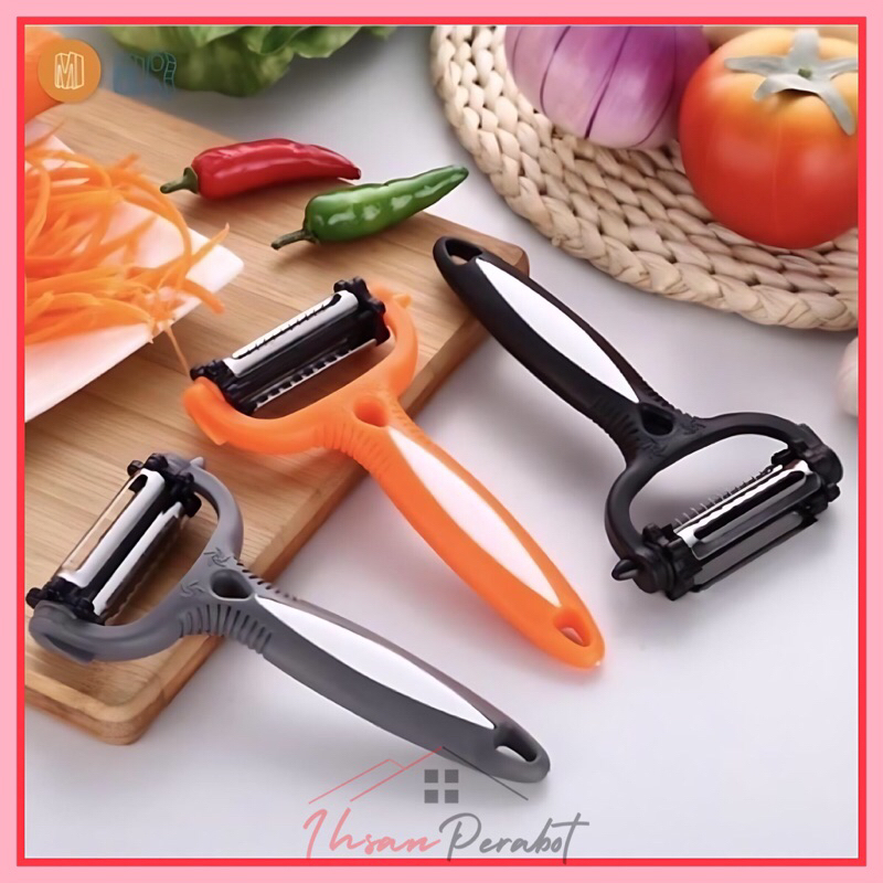 Jual Peeler 3 in 1 / Pengupas Buah dan Sayur 3 in 1 | Shopee Indonesia