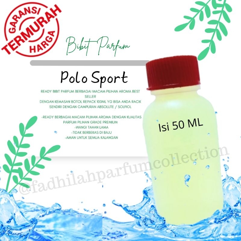 Jual Bibit Parfum POLO SPORT Parfume Minyak Wangi Farfum Pria ( 50 ML ...