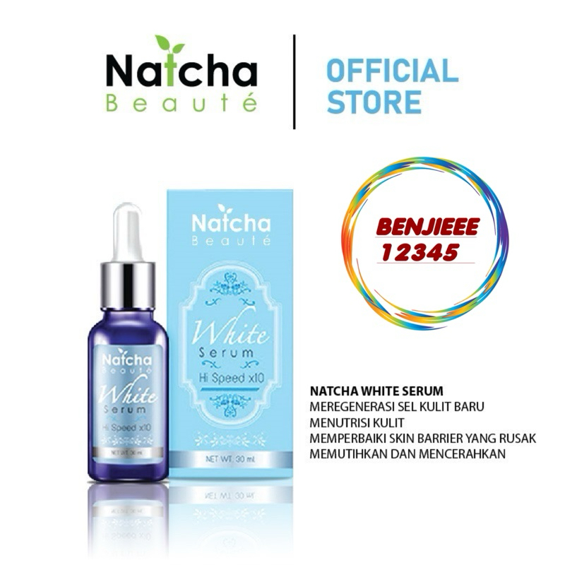 Jual Natcha Beaute White Serum Dark Spot whitening face serum high speed x10 30ml NATCHA BEAUTE ...