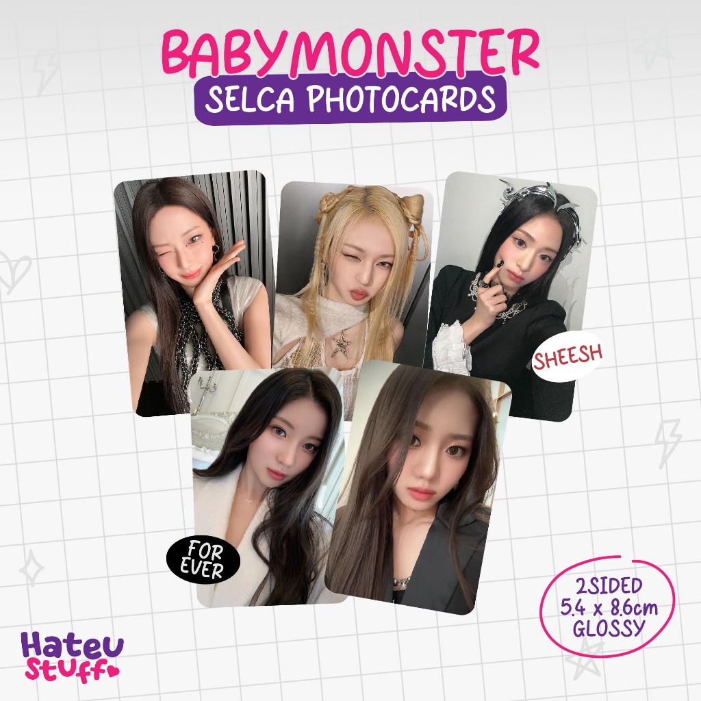 Jual [all-in] BABYMONSTER Unofficial Photocard Selca BABYMONS7ER ...