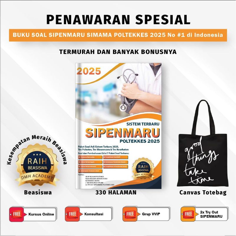 Jual SISTEM TERBARU! Buku Soal Sipenmaru Simami Tahun 2025 Jawaban & Pembahasan - Ujian Masuk ...