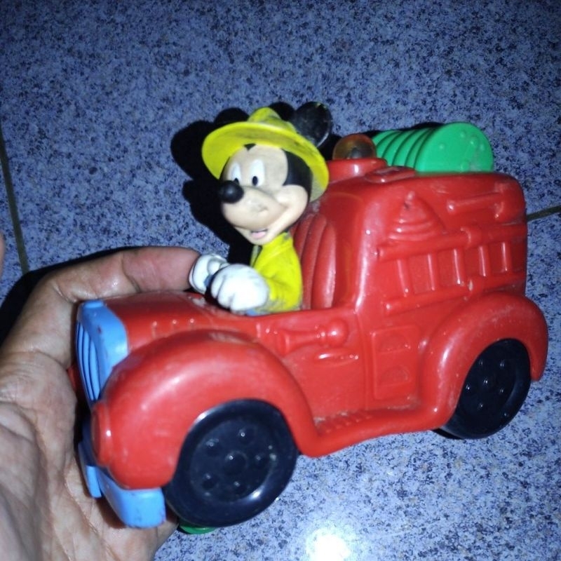 Jual Figure Mickey Mouse with Fire Truck (ada crack) | Shopee Indonesia