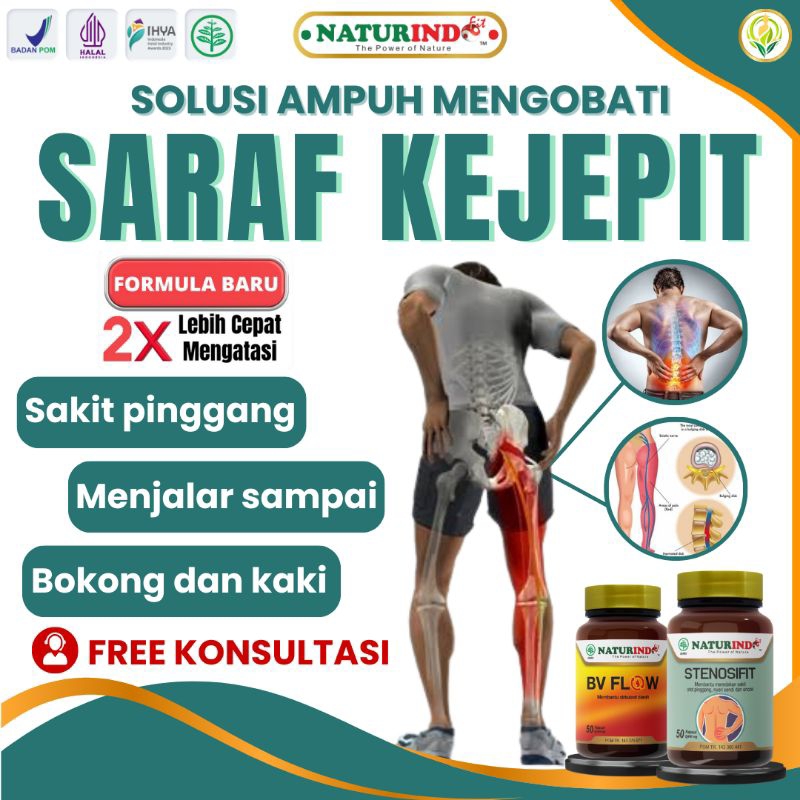 Jual Obat Sakit Pinggang Sampai Kaki Sakit Bokong Saraf Kejepit ...
