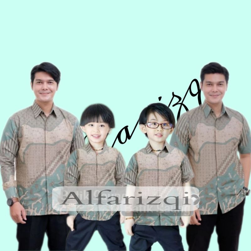 Jual TERBARU Couple sweet || couple batik ayah dan anak cowok Batik ...