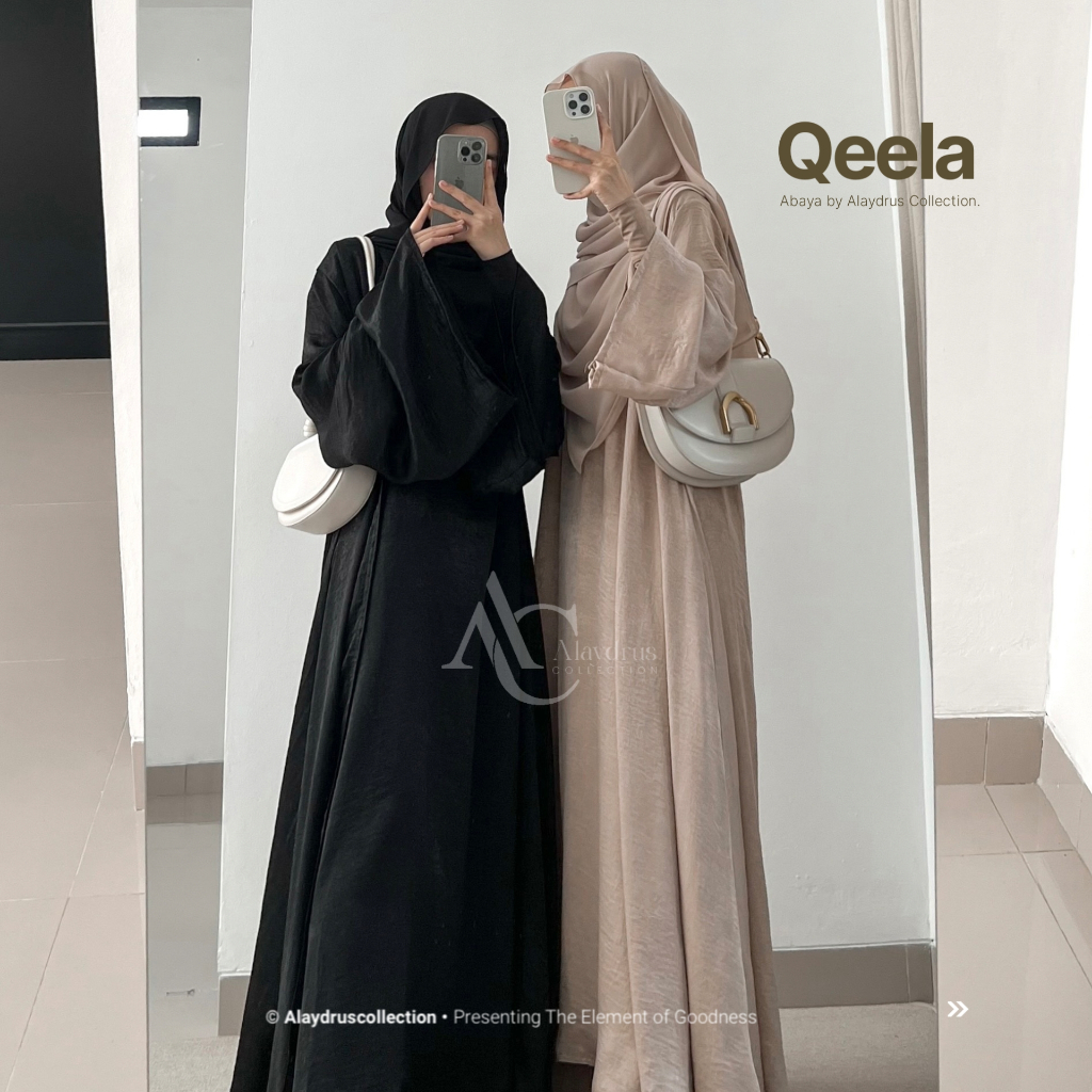 Jual Alaydrus Collection Qeela Abaya Hitam Turkey Gamis Syari Muslimah ...