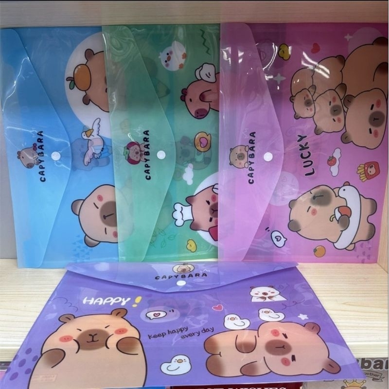 Jual [ULTRATOYS] MAP FILE SANRIO,LABUBU,CAPYBARA A4/MAP KANCING/MAP ...