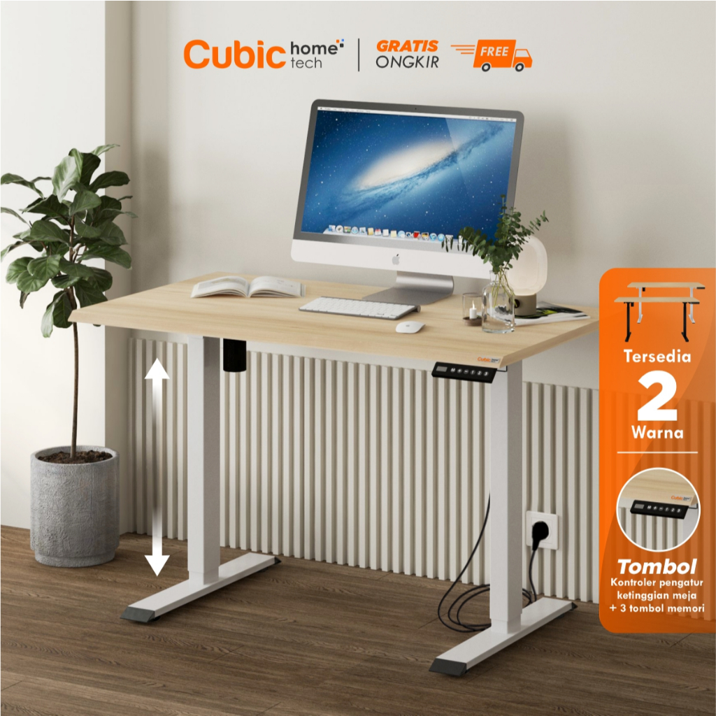 Jual Cubic Meja Kerja Elektrik / Adjustable Desk / YAGI AD 120 B ...
