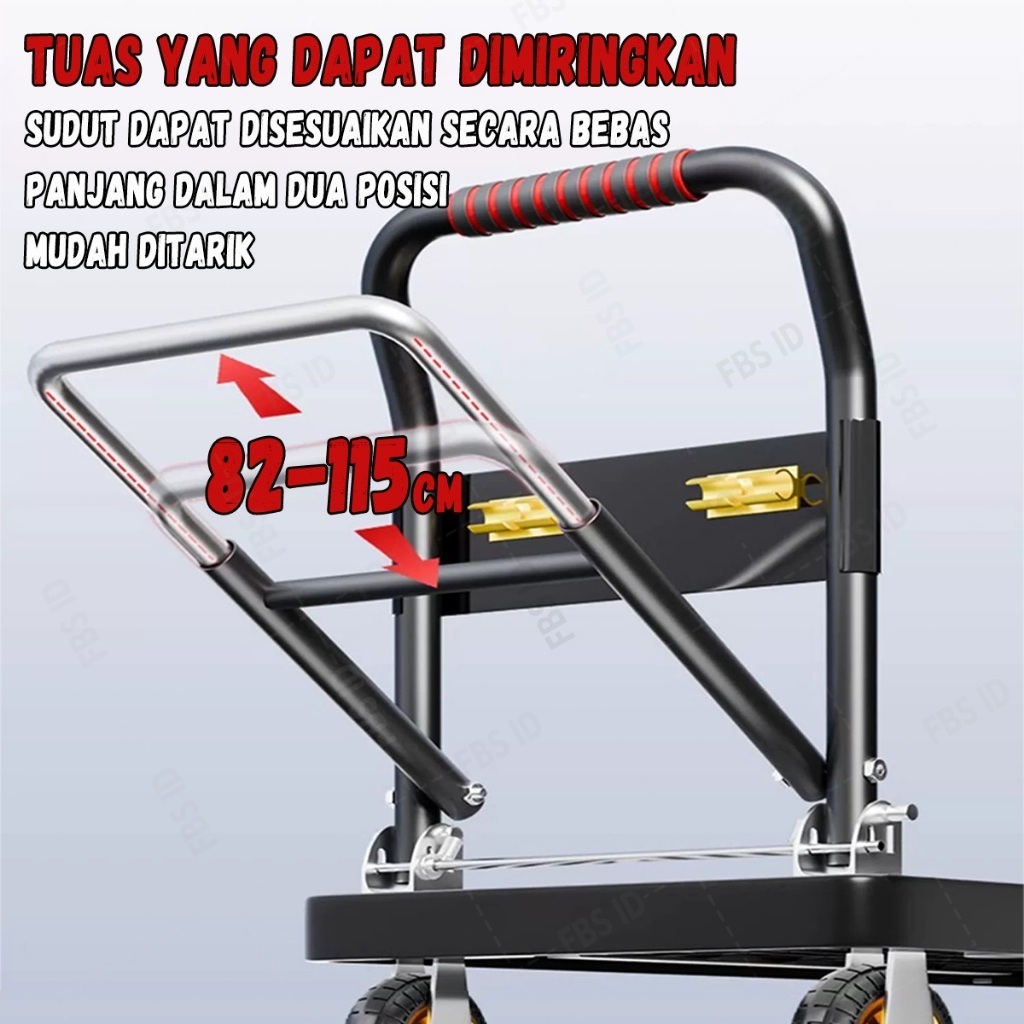 Jual Handtruck 90x60cm 800 kg Troley lipat trolley lipat barang ...