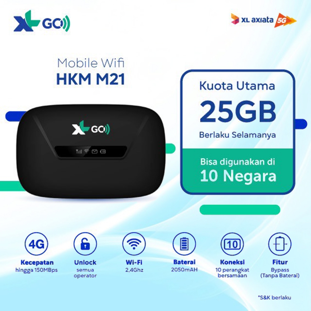 Jual Modem Huawei HKM M21 XL Mifi Modem Wifi 4G UNLOCK All Operator ...