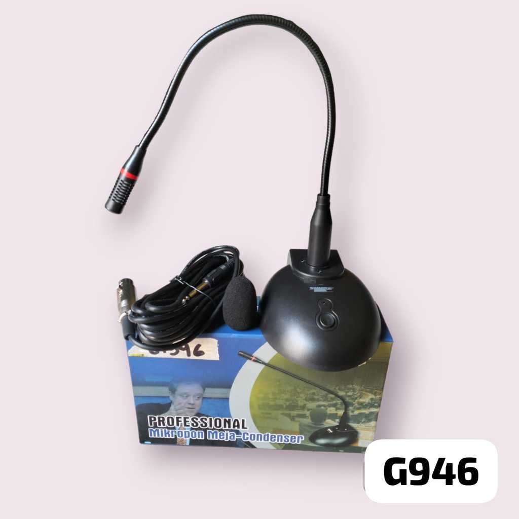 Jual G946 MIC TABLE MIK MEJA MIX METING CONDESOR PROFESIONAL MICROPHONE ...
