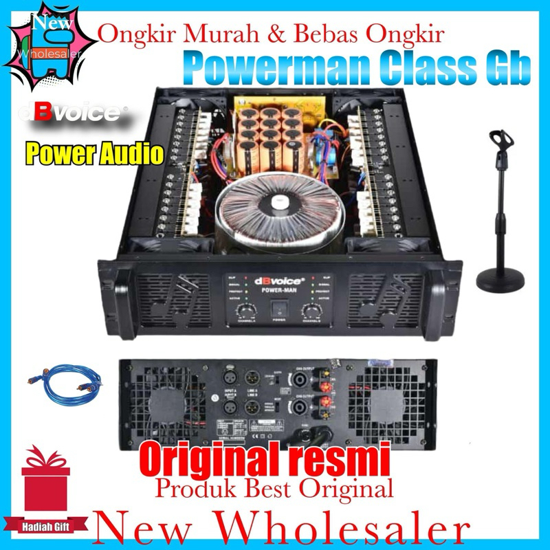 Jual Power Audio Abvoice Powerman Class Gb new Original Baru garansi ...